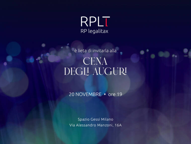Cena degli Auguri 2024 - RPLT RP legalitax